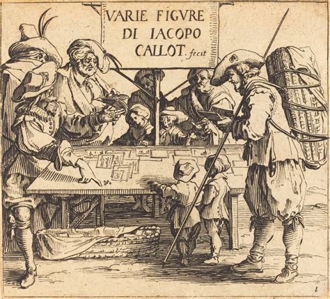 Frontispiece For Varie Figure By Jacques Callot