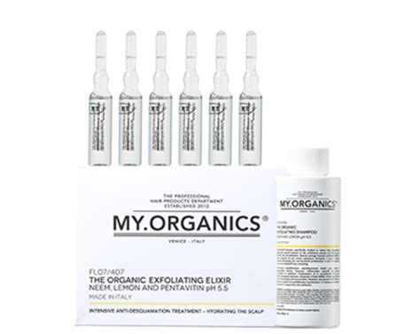 章小蕙my Organics 角質調理安瓶66ml 洗髮水100ml My Organics The Organic Exfoliating
