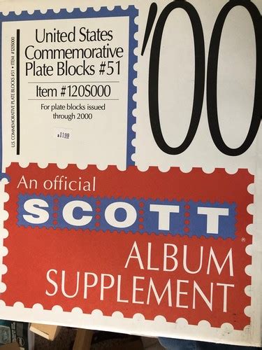 Scott Us Commemorative Plate Blocks 2000 Supplement 51 Ebay