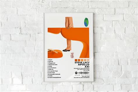 Steve Lacy Apollo Xxi Album Cover Posters Album Cover Print