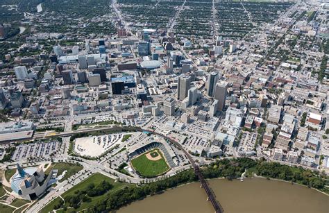 Aerial Photo Winnipeg Manitoba
