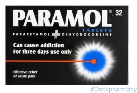 Buy Paramol Tablets 32 Tablets Dock Pharmacy
