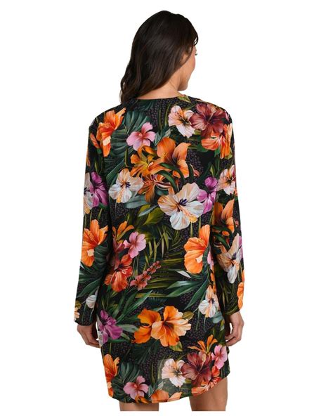 La Blanca Tropical Hideaway Lace Front Cover Up Lyst