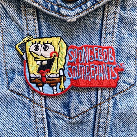 Spongebob Square Pants Patch Nowstalgia