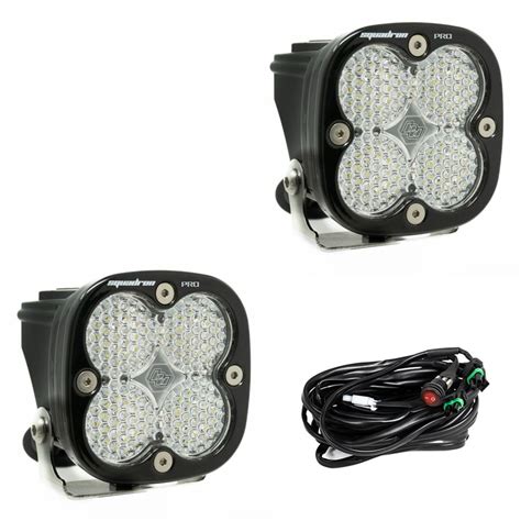 Baja Designs Squadron Pro Black Light Pod Pair Universal