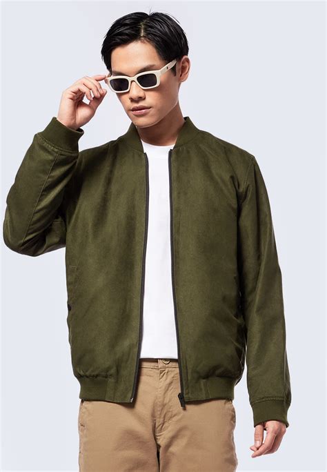 Suede Bomber Jacket Executive