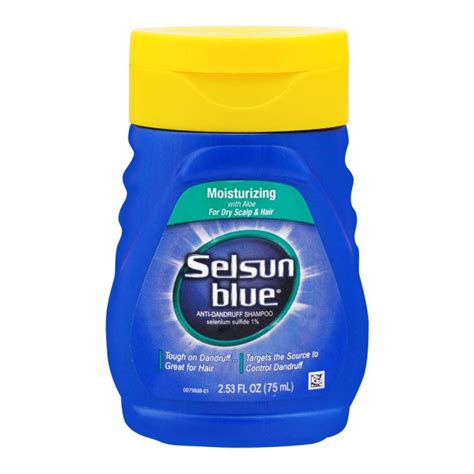 Selsun Blue Moisturizing With Aloe Anti Dandruff Shampoo For Dry Scalp