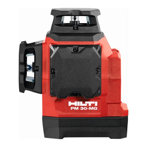 Hilti Pm 30 Mg Operating Instructions Manual Pdf Download Manualslib