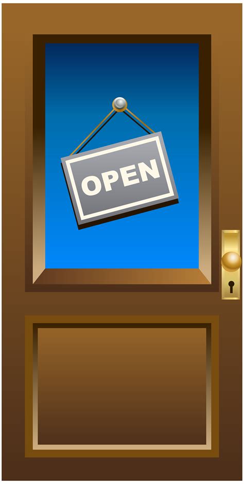 Open Door Sign Welcome Visitors To Your Business 3627167 Clipart