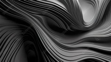 3d Rendered With Abstract Gray Lines Powerpoint Background For Free