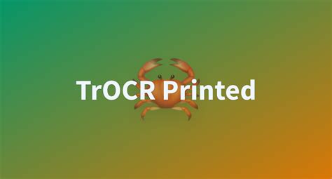 Trocr Printed A Hugging Face Space By Liminghao1630