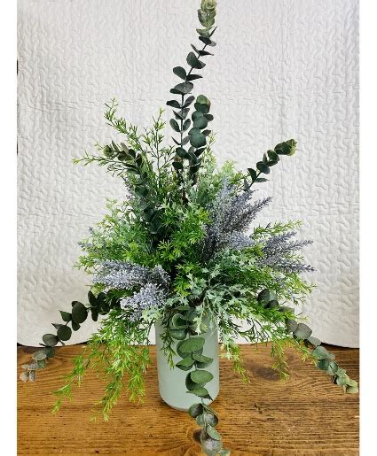 Faux Greenery Arrangements Faux Flower Arrangements Rustic Greenery