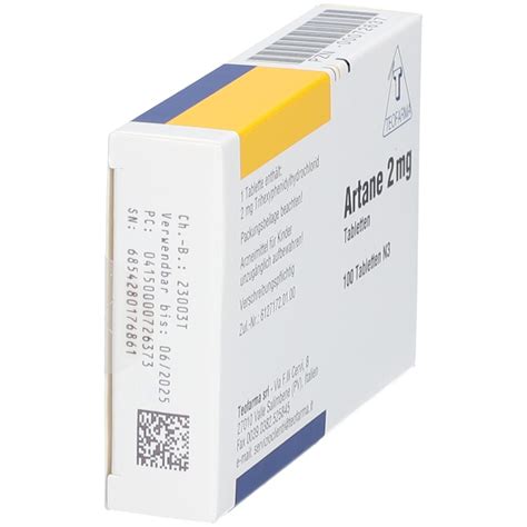 Artane® 2 Mg 100 St Mit Dem E Rezept Kaufen Shop Apotheke
