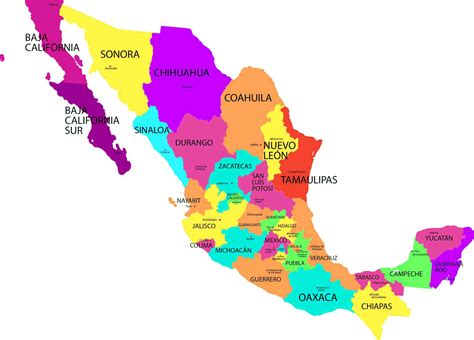 Mapa De Mexico Para Imprimir Dibujo De Mapa De Nuevo Méjico Para