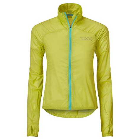 Omm Womens Sonic Jacket Yellow Running Bath