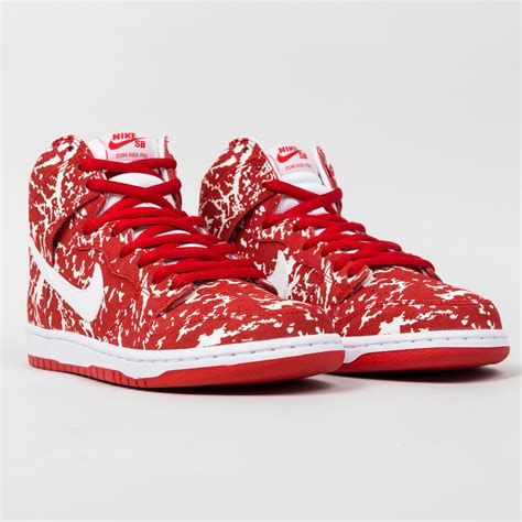 Nike Sb Dunk High Premium Raw Meat Qs Challenge Red White Challenge