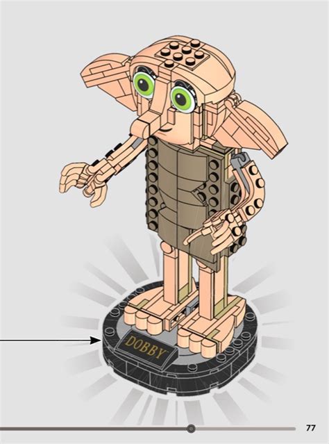 Lego Instructions For Set 76421 Dobby The House Elf Harry Potter Characters