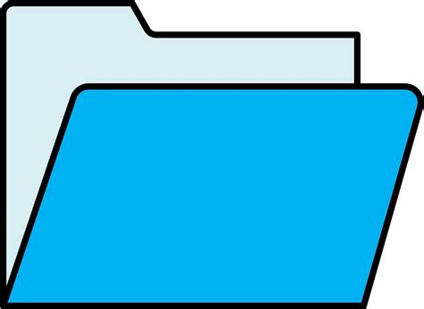 Blue And Light Blue Desktop Folder Icon 76237802 Vector Art At Vecteezy