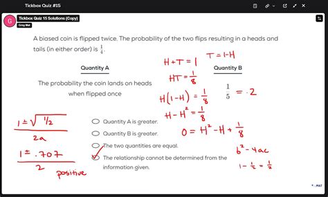 Prepswift Quant Tickbox Quiz 15 Data Analysis Column 3 Question 12 Of 23 Gre Quant Problem