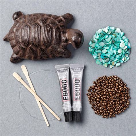 How To Make Beaded Turtle Home Decor Turtle Decor Diy Craft