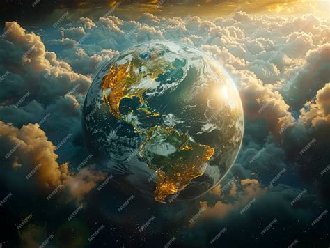 Hyperrealistic 3d Globe Desaturated Yet Stunningly Realistic Views Of