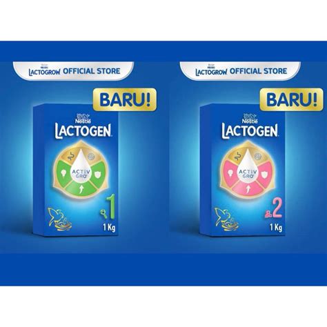 Jual Nestlé Lactogen 1 2 350gr 750gr 1000gr Foil No Dus Shopee Indonesia
