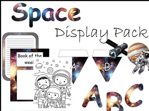 Space Classroom Display Pack Editable Teaching Resources