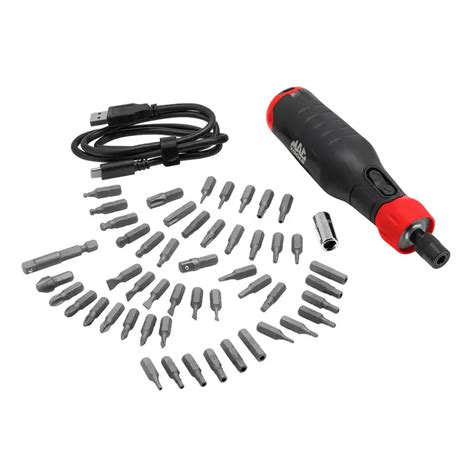 52 Pc Cordless Screwdriver Set