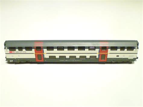 Hobbytrain H25114 Sbb 1st Class Double Decker Car Mtr Exclusive
