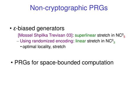 Ppt Randomization Techniques And Parallel Cryptography Powerpoint