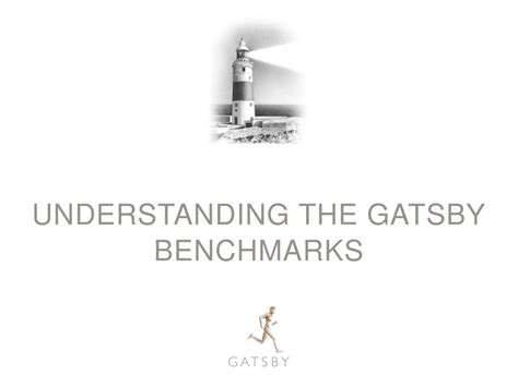 Understanding The Gatsby Benchmarks Ppt Download Understanding The Gatsby Benchmarks Ppt Download