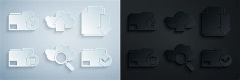 Set Search Cloud Computing Document With Download Delete Folder And