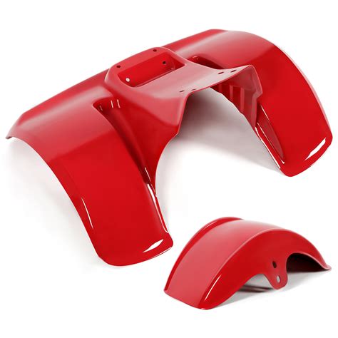 For Honda Atc70 1978 1985 Front And Rear Fender Kit Red Plastic
