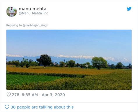 As Pollution Levels In India Drop People Start Seeing The Himalayas