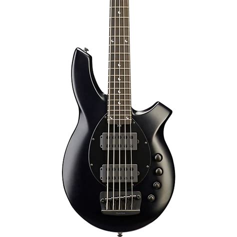 Platinum Ernie Ball Music Man Bongo 5 5 String Electric Bass Stealth