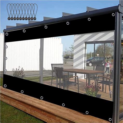 Rideaux De Bâche Imperméables Pour Extérieur Pergola De Jardin Patio Porche Tonnelle