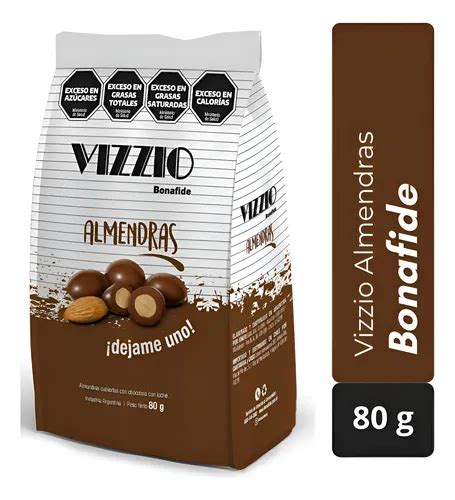 Vizzio Almendras Con Chocolate 80g Mercadolibre