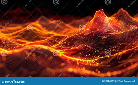 Vibrant Data Pulse Visualizing Growth Trends Concept Data