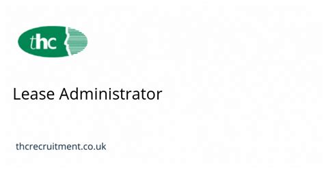 Vicky Maynard On Linkedin Lease Administrator Thc Recruitment