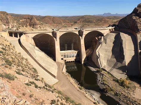 Industrial History 1928 10mw Coolidge Dam On Gila River Near Peridot Az