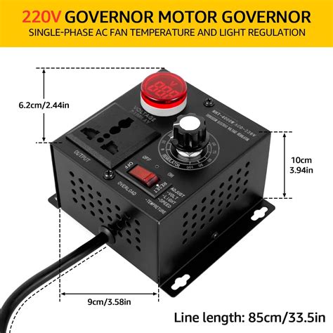Voltage Regulator 220v 4000w Universal Motor Variable Speed Regulator