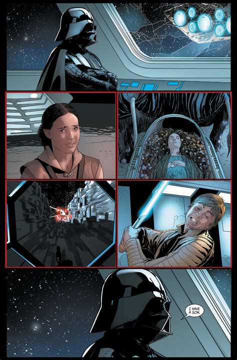 Darth Vader Learns Luke Is His Son Comicnewbies