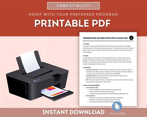 Terminating An Employee With Cause Sop Employee Termination Procedure
