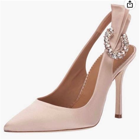 Tory Burch Penelope Satin Embellished Heels Gem