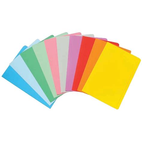 Marbig Manilla Folders Assorted Foolscap 20