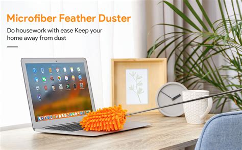Microfiber Duster For Cleaning Delux Feather Extendable