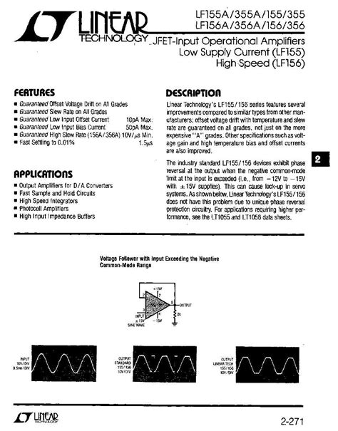 Unlock The Potential Lf356 Op Amp Datasheet Demystified