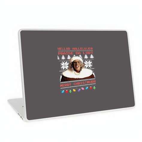 Madea Hellur Hallelujer Praise Da Lort Merry Christmas Vintage Laptop