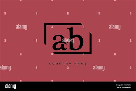 Ab Ba Abstract Letters Logo Monogram Stock Vector Image And Art Alamy