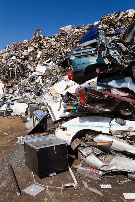 A Pile Of Rusty Cars At A Junkyard Picture And Hd Photos Free